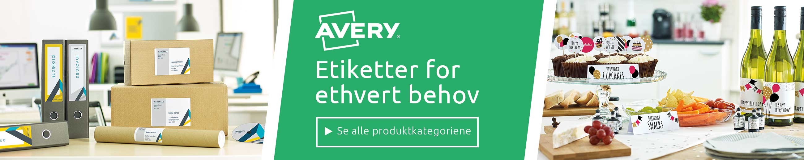 Etiketter til alle formål | Avery
