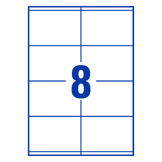 Avery Online- og Word-mal 105x70-R | Avery